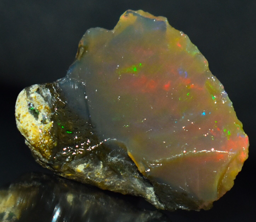 Opale rouge brute 36,90 carats Opale éthiopienne naturelle Pierre ...