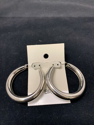 Bp. Hoop Earring Silver Snap-post closure | eBay