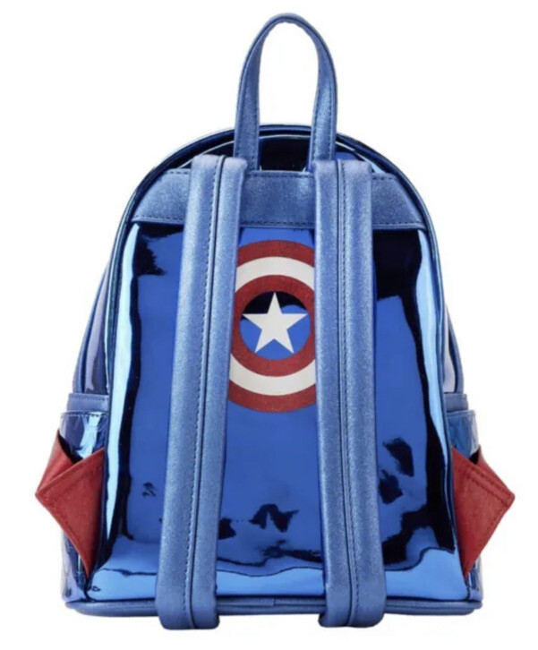 Marvel Comics Captain America Costume Loungefly Backpack Bag ...