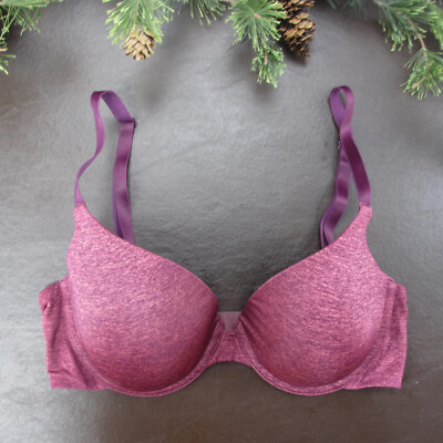 Victoria's Secret Bra 34D Red Padded Underwire Adjustable Clasp Back | eBay