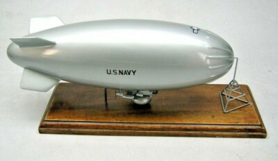 ZPG-2W US Navy Patrol Blimp Desktop Mahogany Kiln Dried Wood Model ...