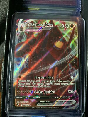 Coalossal V Max 99/185 Ultra Rare Vivid Voltage Pokemon TCG Great ...