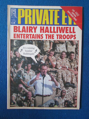 Private Eye Magazine - Issue 1039 - 19th October 2001 - Tony Blair on ...