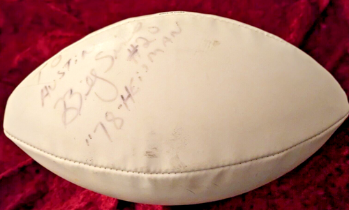 Billy Sims #20 Autographed Wilson NFL Paul Tagliabue Football | eBay