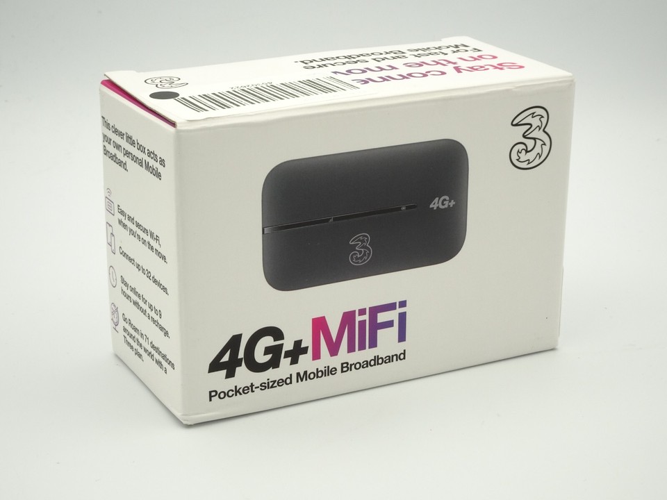 Three 4G Plus MiFi Mobile Broadband Hotspot Huawei E5783-330 - Cat7 LTE ...