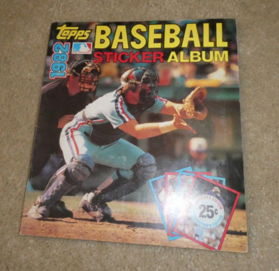 Vintage 1982 Topps Baseball Sticker Album Complete with ALL Stickers | eBay