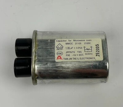 Microwave Oven Capacitor MWOC-21105-2100V, 1.05 Uf +- 3.0% JPFNTS T85 ...