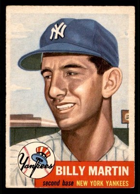 1953 TOPPS # 86 BILLY MARTIN YANKEES EX CENTERED 541833 (KYCARDS) | eBay