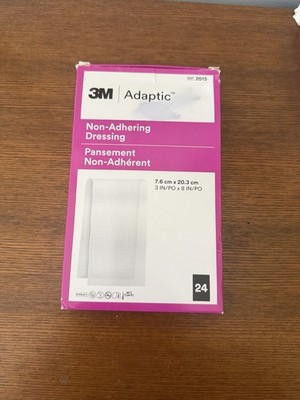 3M Adaptic Non-Adhering Wound Dressing 1 Boxe of 24 Brand New Unopened ...