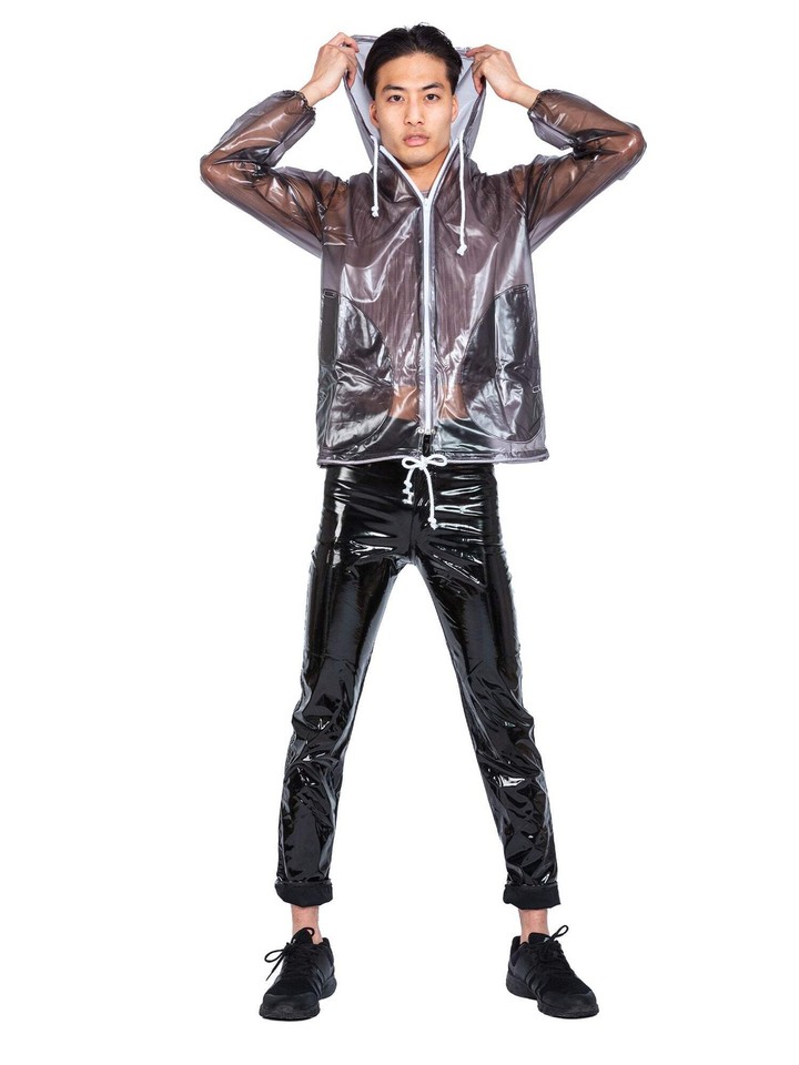 Honour Male PVC Straight Cut Jeans in Classic Black | eBay UK