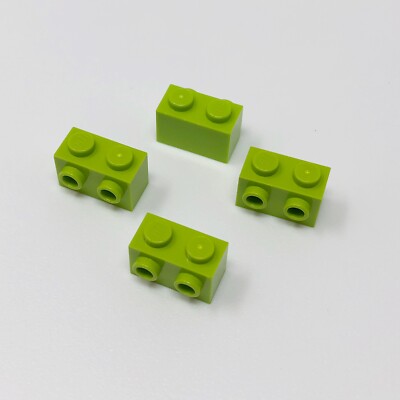 11211 LEGO Parts Brick Modified 1x2 w/ Studs On One Side LIME (4) | eBay
