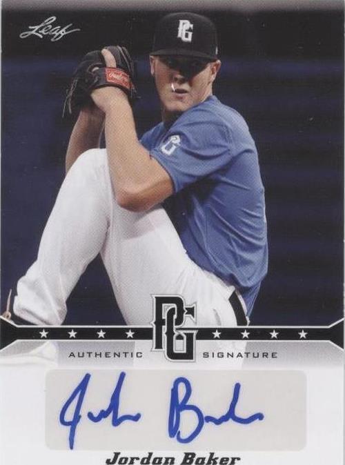2013 Leaf Perfect Game Showcase - Autographs Jordan Baker #A-JB3 (AU ...