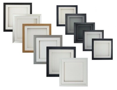 3D 0.5" Deep Box Picture Frame Square Photo Craft Art Music Medal Hobby ...