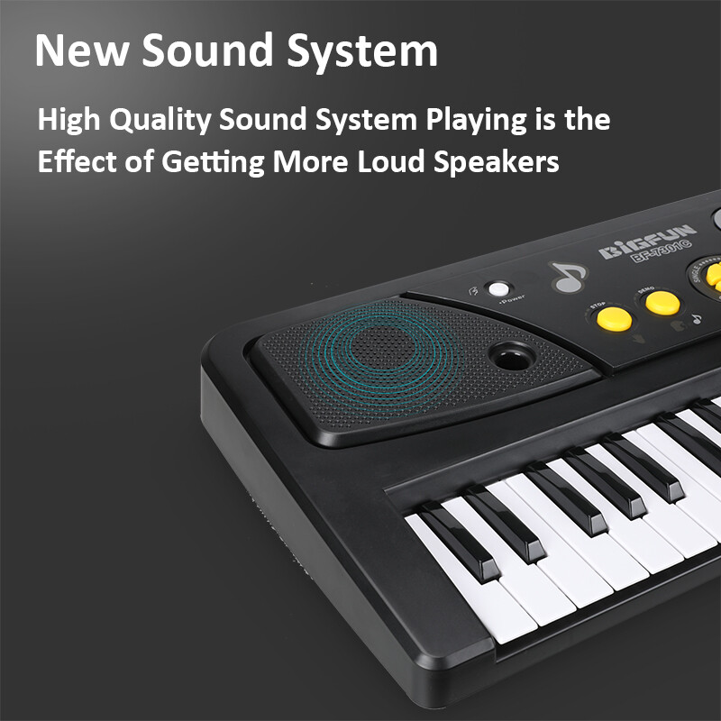 61 Key Music Electronic Keyboard Electric Digital Piano Organ w/ Stand ...