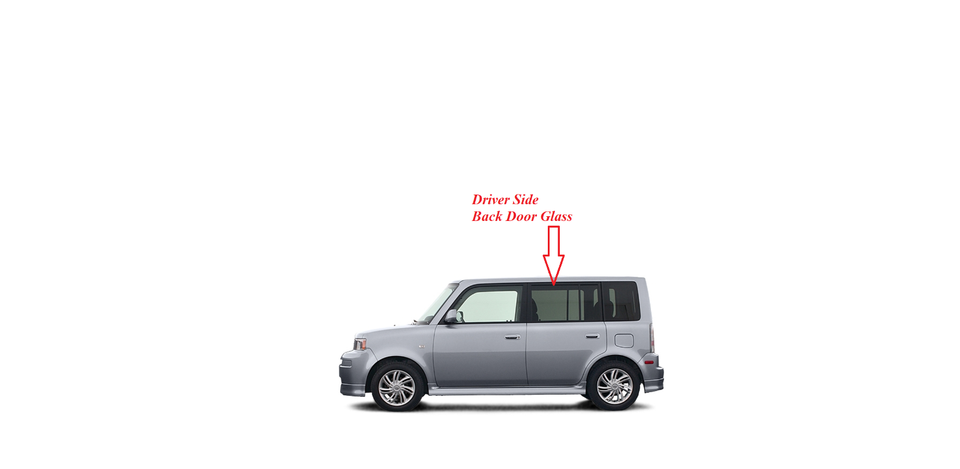 Fits: 2004-2007 Scion XB 4 Door Utility Driver Side Rear Door Window ...