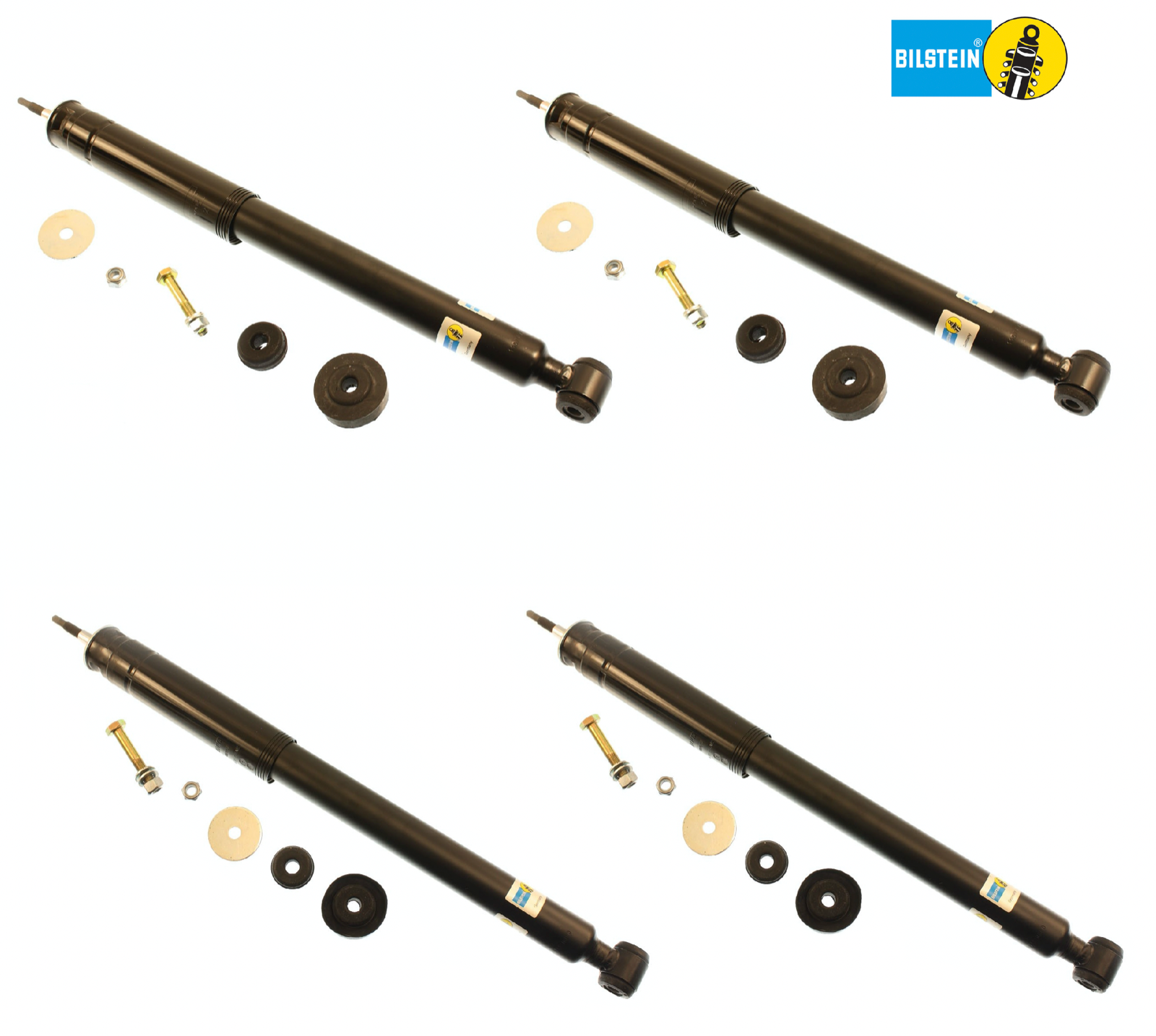Front + Rear Shock Absorber Kit (4 Shocks) BILSTEIN for Mercedes W210 ...