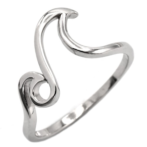 10mm High and Low Ocean Waves Solid 925 Sterling Silver Tides Rings Sizes 3-12 | eBay