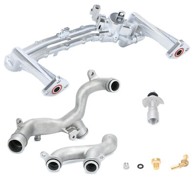 Upgraded Metal Coolant Water Pipe System Kit for Jaguar XE XF XJ F-Pace ...