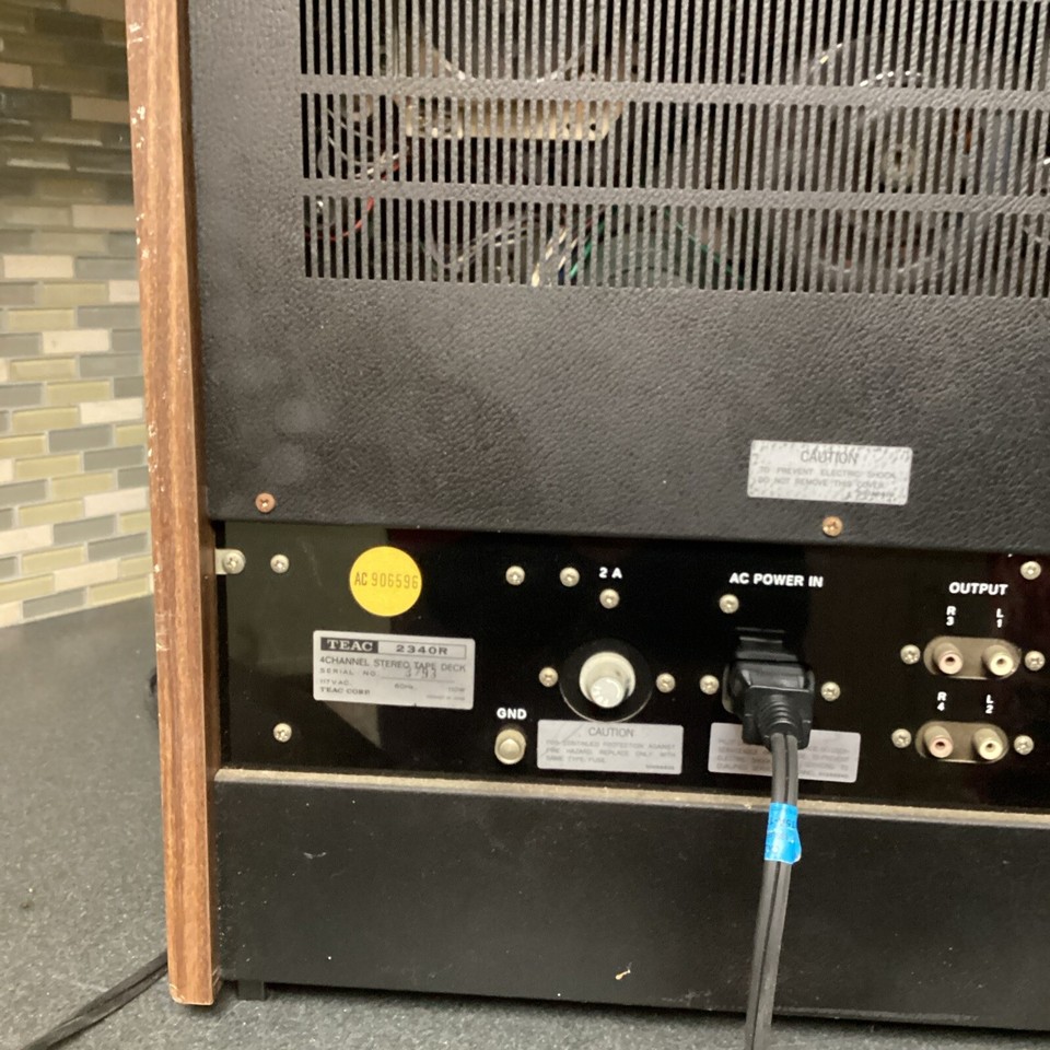 Vintage TEAC 2340R SIMUL- TRAK Audio 4 Channel Stereo Tape Reel-to-Reel ...