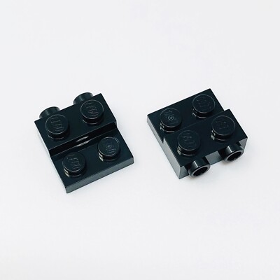 99206 LEGO Parts Plate Modified 2x2x2/3 w/ 2 Studs on Side BLACK (2) | eBay