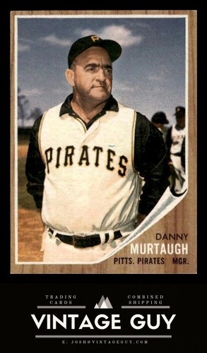 1962 Topps #503 Danny Murtaugh Baseball Card | eBay