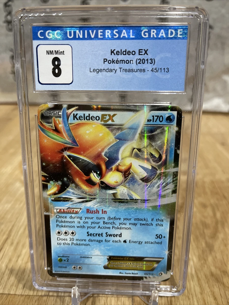 Legendary Pokemon Keldeo Card