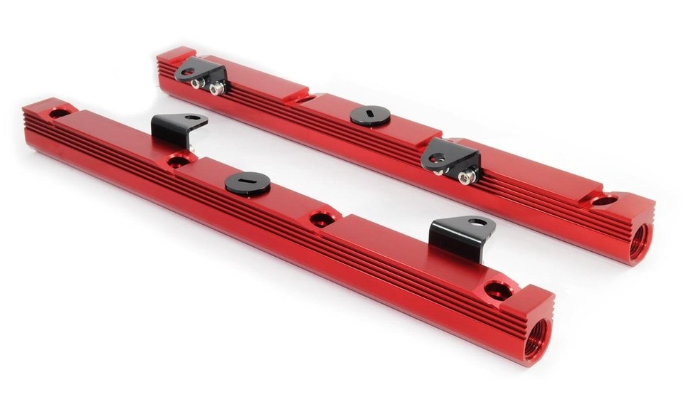 GM CHEVY BILLET ALUMINUM LS1 LS6 INTAKE MANIFOLD FUEL RAILS RAIL KIT ...