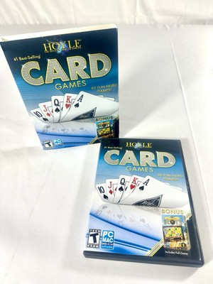 Hoyle Card Games 80 Games + Bonus Swashbuckle Slots Game PC MAC DVD-ROM ...