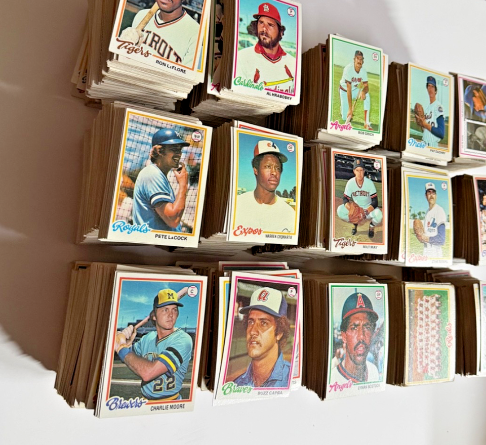 1978 Topps Baseball Set Collection Lot of 3700+ Cards | eBay
