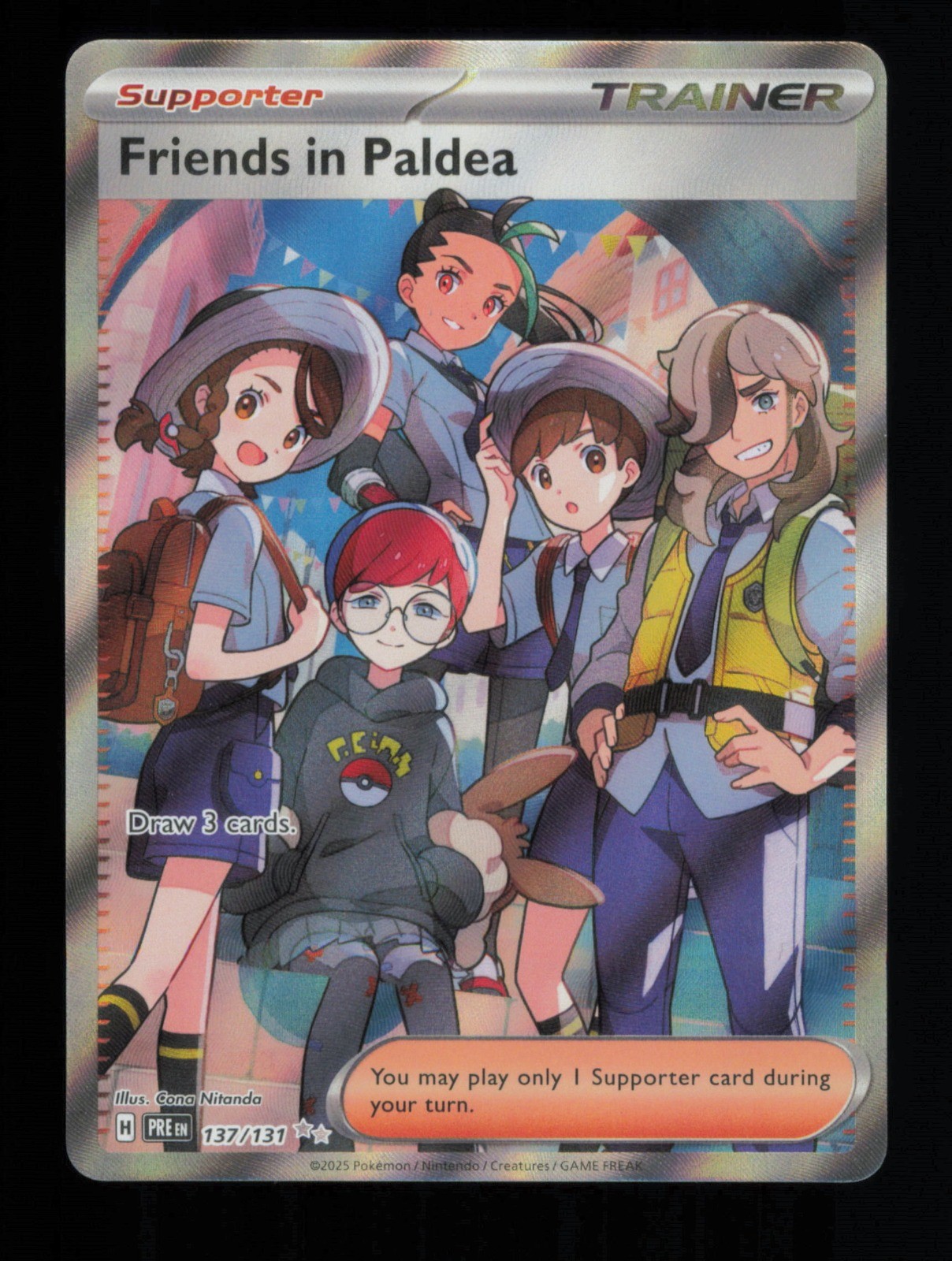 Friends in Paldea 2025 Scarlet & Violet: Prismatic Evolutions #137/131 ...