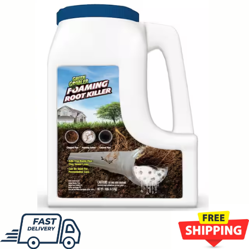 10Lb Foaming Root Killer Prevent Clogs in Sewer Pipes Dehydrates ...