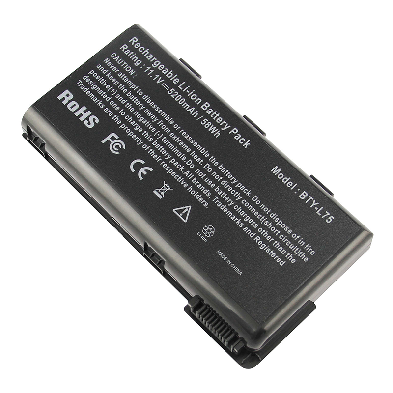 Laptop Battery BTY-L74 BTY-L75 for MSI A5000 A6000 A6200 A7200 957 ...