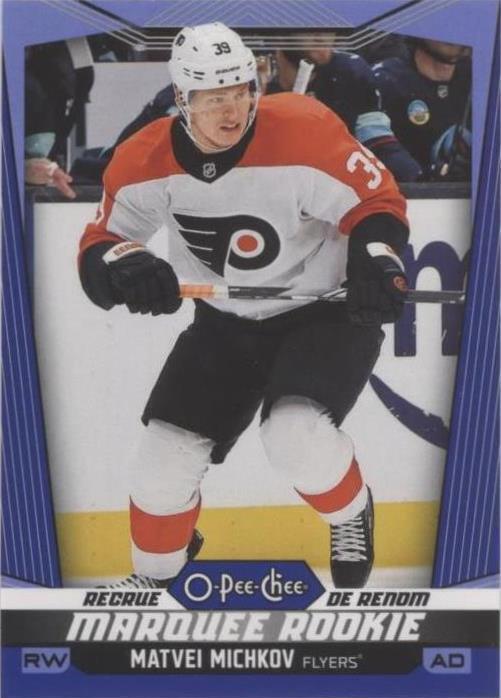 2024-25 O-Pee-Chee - Marquee Rookies Matvei Michkov #547 Blue Border ...