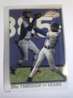 2021 Topps Through The Years Jumbo 5x7 Ken Griffey Jr. Mariners TTY-7 / ...