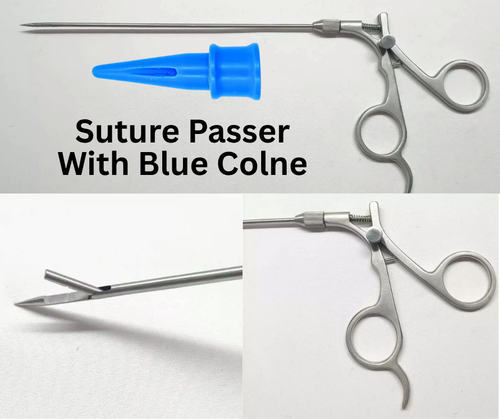 Laparoscopy Store-Type Port Closure Needle Suture Passer With Cone ...