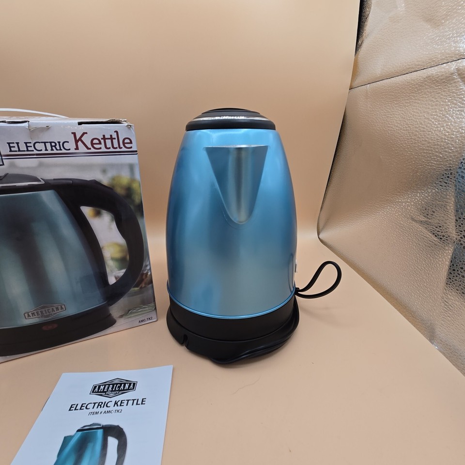 Americana Classics Electric Kettle 1.8L 1000 Watt Blue AMC-TK2 NEW | eBay