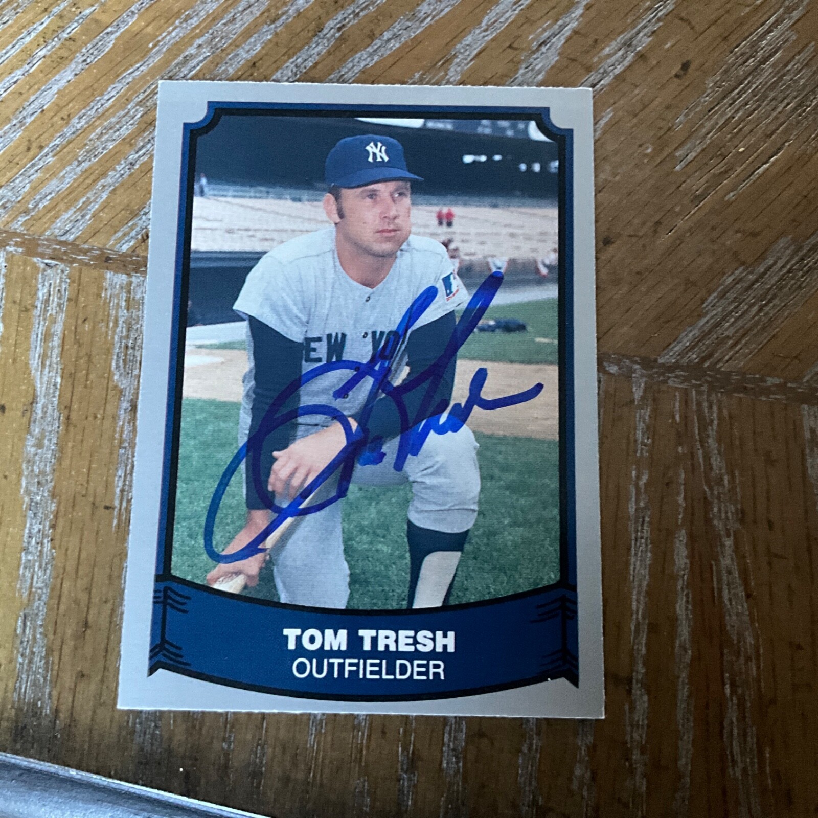 Autographed 1988 Swell TOM TRESH . (DEC). #K-1 | eBay