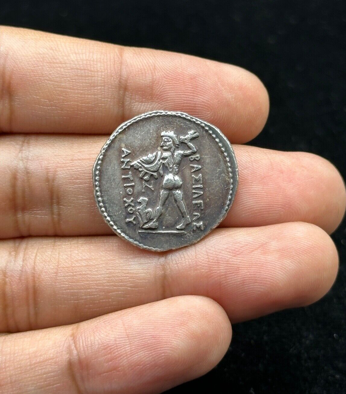 Rare Ancient Bactrian Greek Alexander the Great Solid Silver Good ...
