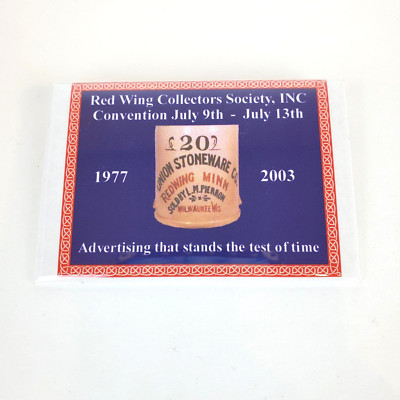 Red Wing Pottery Collectors Society 2003 Convention Pinback Button | eBay