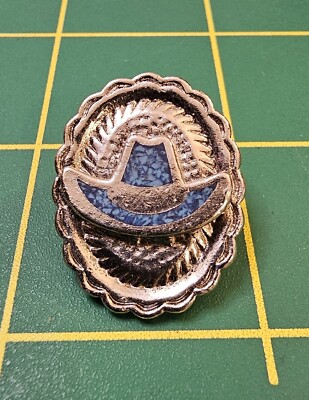 Silver Tone Mexican / Cowboy Hat Lapel Pin Tie Tac Souvenir Vintage | eBay