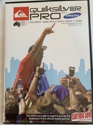 Quicksilver pro gold coast 2006 dvd RARE VGC | eBay Australia