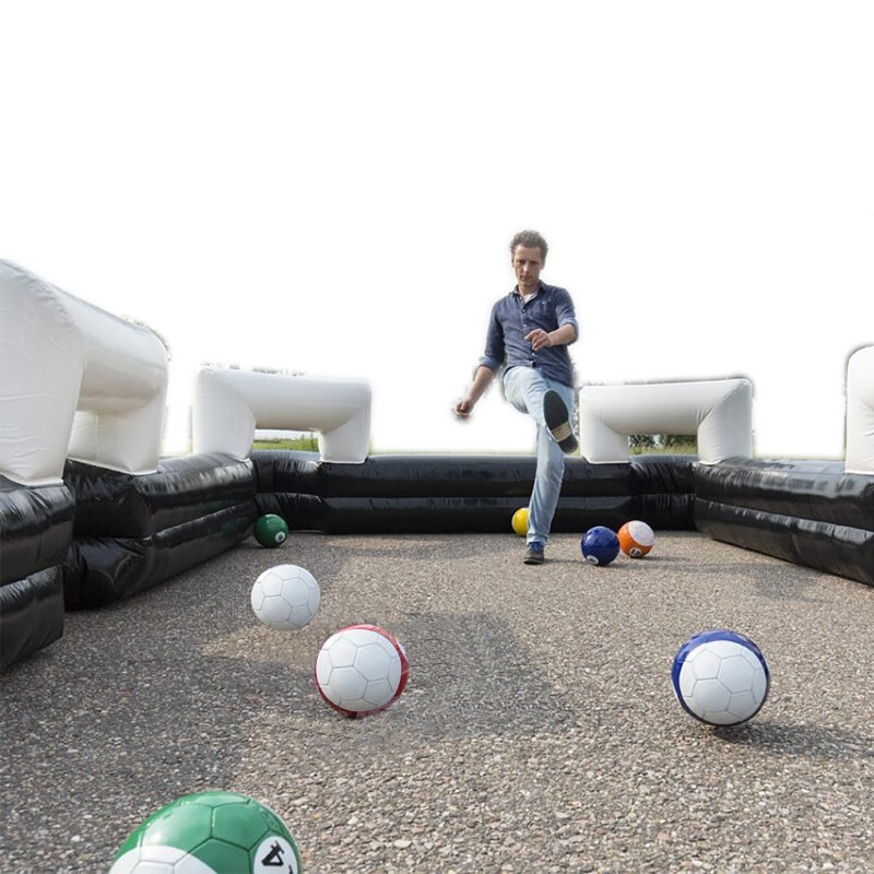 Inflatable Snook Human Billiards Inflatable Pool Table Outdoor Game | eBay