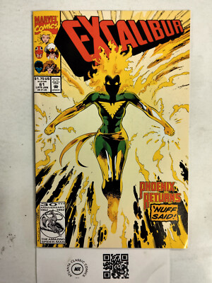 Excalibur #61 NM Marvel Comic Books Nightcrawler Shadowcat Phoenix 10 ...
