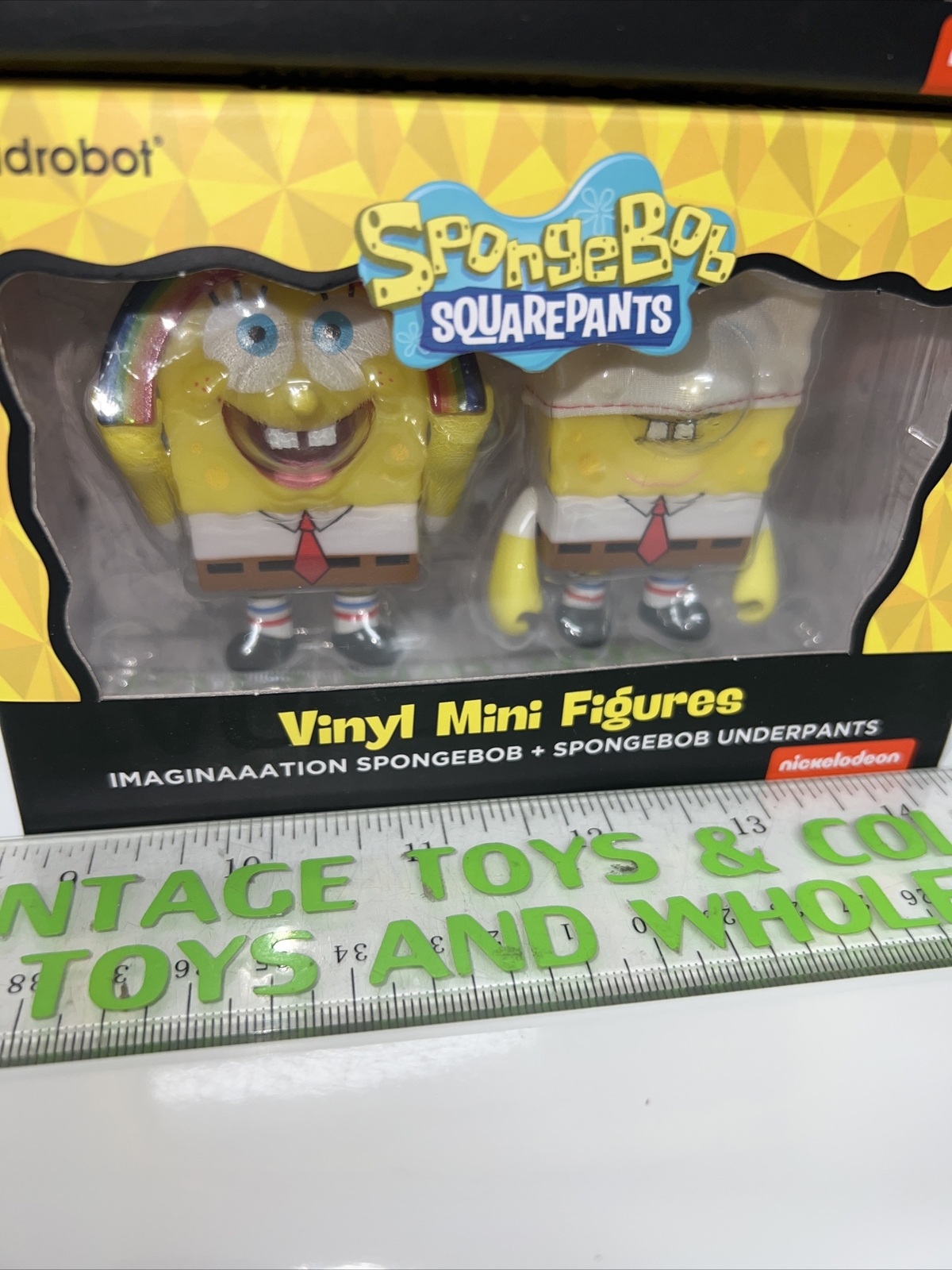 Kidrobot SpongeBob SquarePants Vinyl Mini Figures 2021 NIP LOT-2 L@@K 🔥 ...