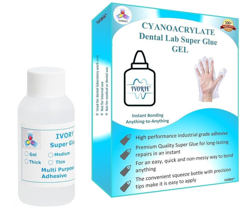 2oz Dental Lab Super Glue - Instant Bonding Adhesive with Guarantee | eBay
