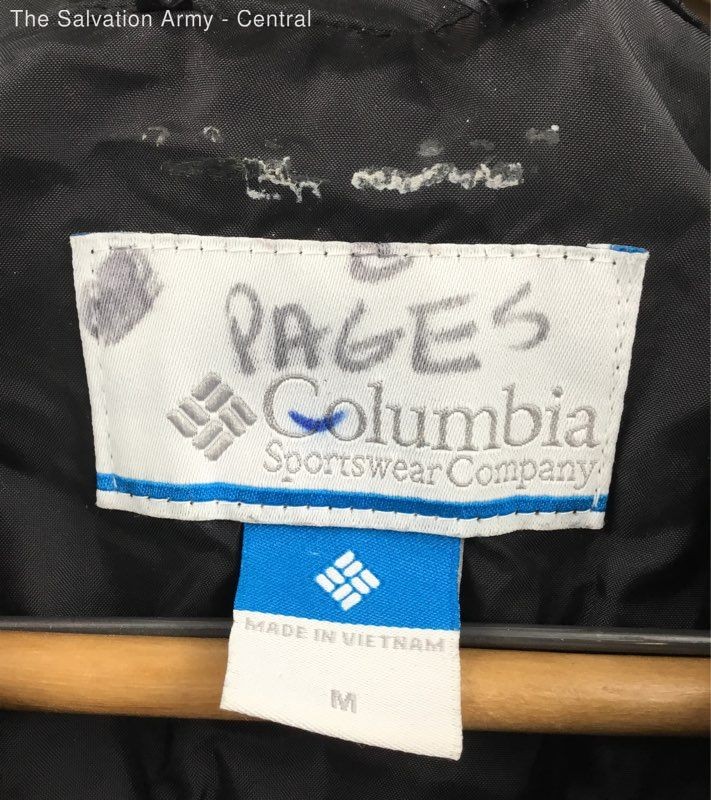 Columbia Mens Black Long Sleeve Hooded Outerwear Rain Coat Size Medium ...