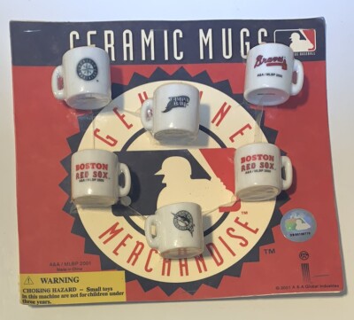 NFL Football Ceramic Mugs Gumball Vending Machine Display Card Mini ...