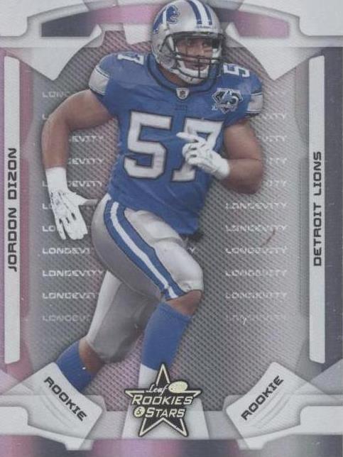 2008 Leaf Rookies & Stars - Rookie Jordon Dizon #148 Longevity Parallel ...