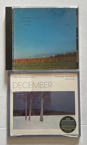 GEORGE WINSTON December 20th Anniv Piano Solos NEW Enhanced CD/AUTUMN ...