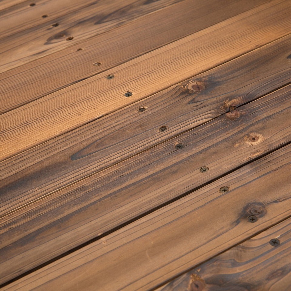 5ft Wooden Garden Bridge Arc Stained Finish Walkway with Metal Chain ...